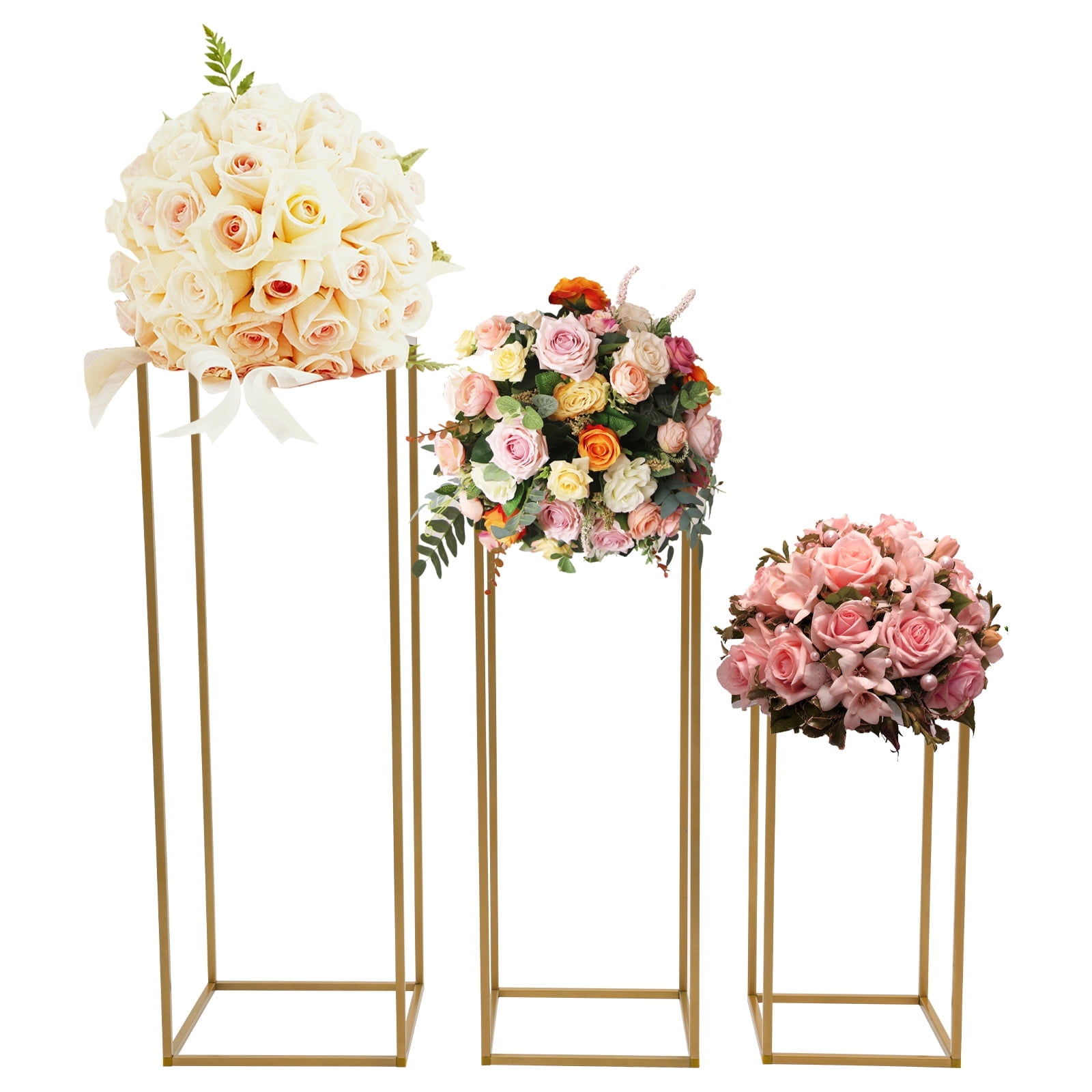 12Pcs Flower Stands for Party, Metal Flower Rack Table Centerpieces ...