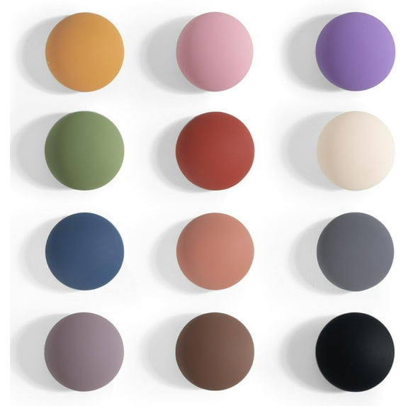 12Pcs Fridge Magnets,Locker Decor, Colorful Decorative Matte ...