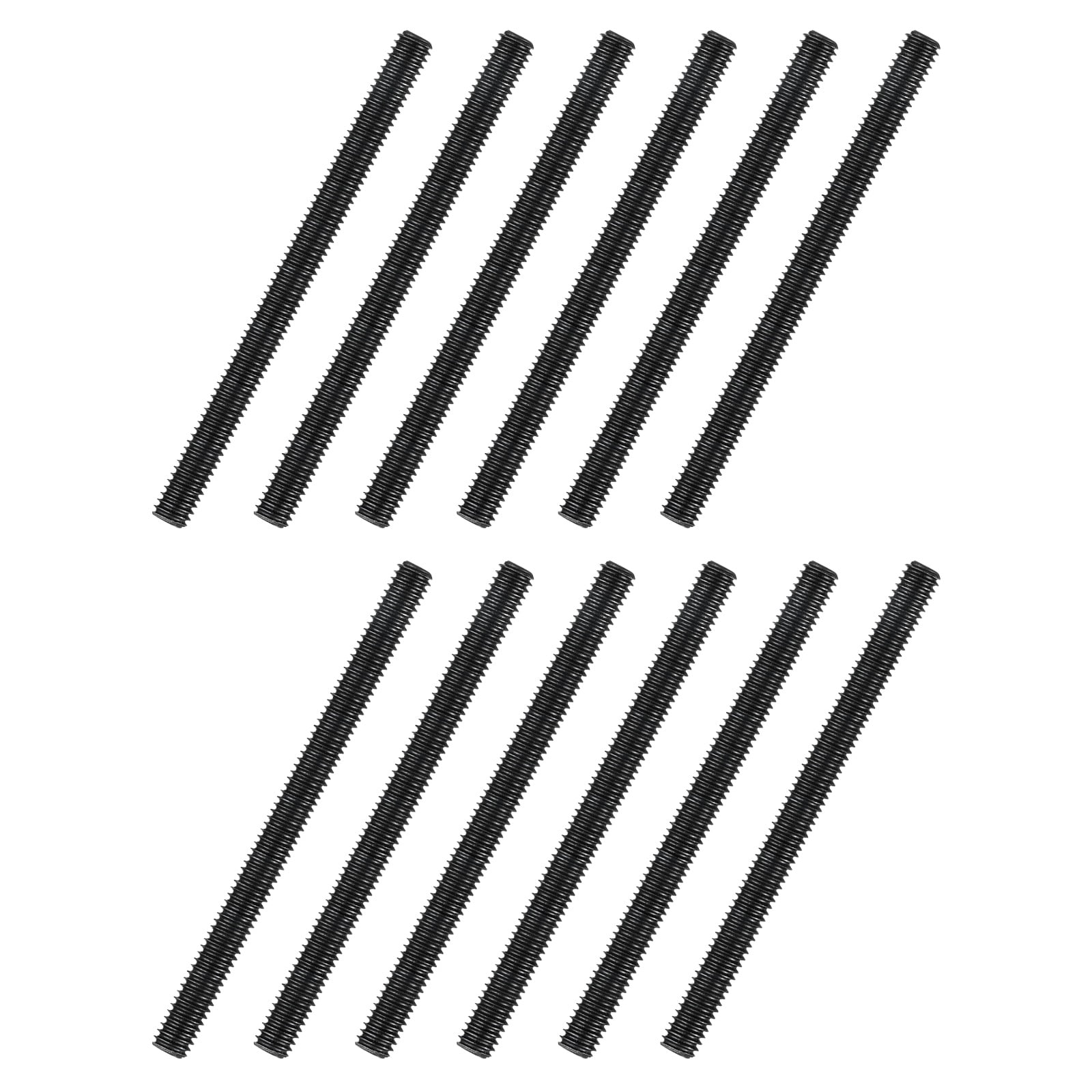 12Pcs Fully All Threaded Rod, 5/16" Thread 18 Pitch 4" Length Carbon ...