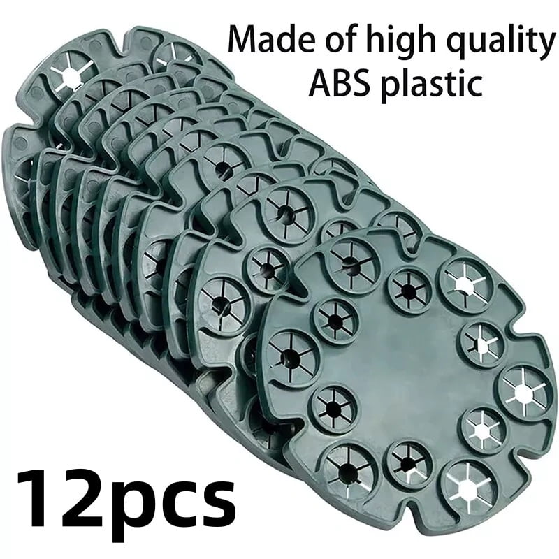 12Pcs Garden Plant Support Protection Trays Bamboo Cane Holder Balcony ...