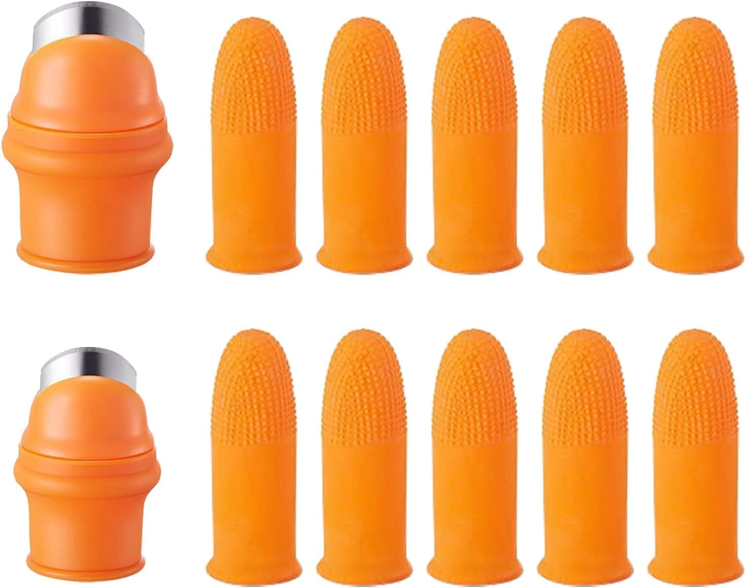 12Pcs Gardening Silicone Thumb Knife Harvesting Tool Vegetable Fruit ...