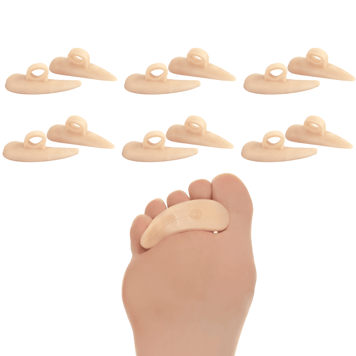 12Pcs Gel Hammer Toe Crest Cushions, Hammertoe Gel Support Pads ...