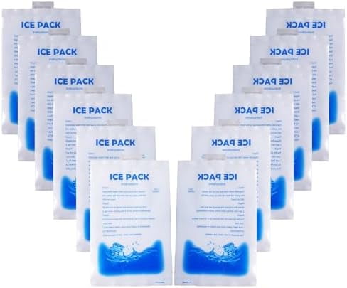 12Pcs Gel Ice Packs for Cooling Vest - Cold Packs for Ice Cooling ...