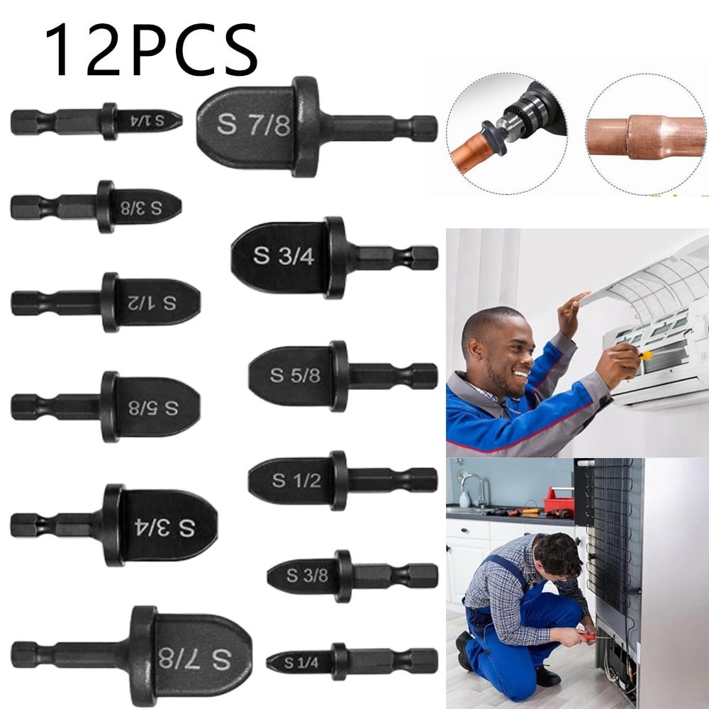 12Pcs HVAC Repair Kit, Air Conditioner Tube Expander Swaging Tool ...