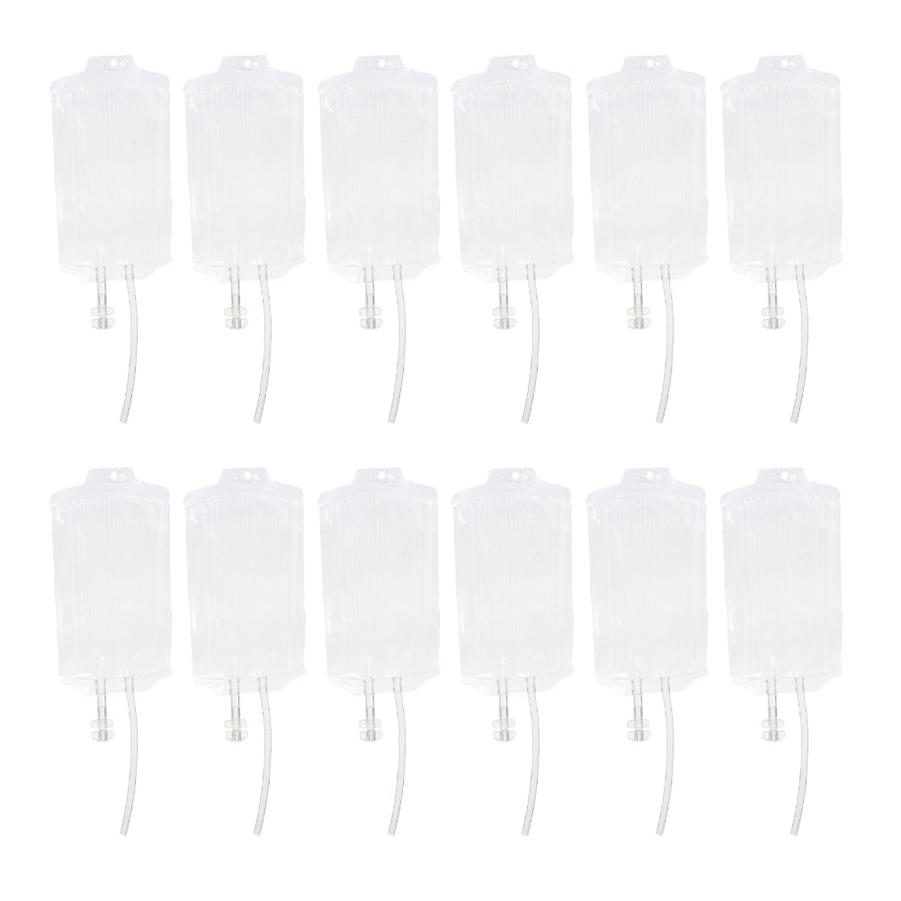 12Pcs Halloween Blood Bags Halloween Drink Pouches Zombie Nurse ...