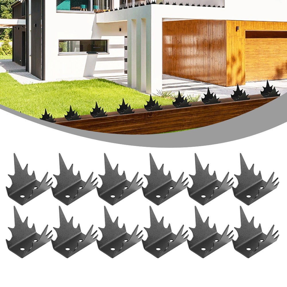12Pcs Intruder Deterrent Fence Wall Spikes Security Fence Spikes, Anti ...