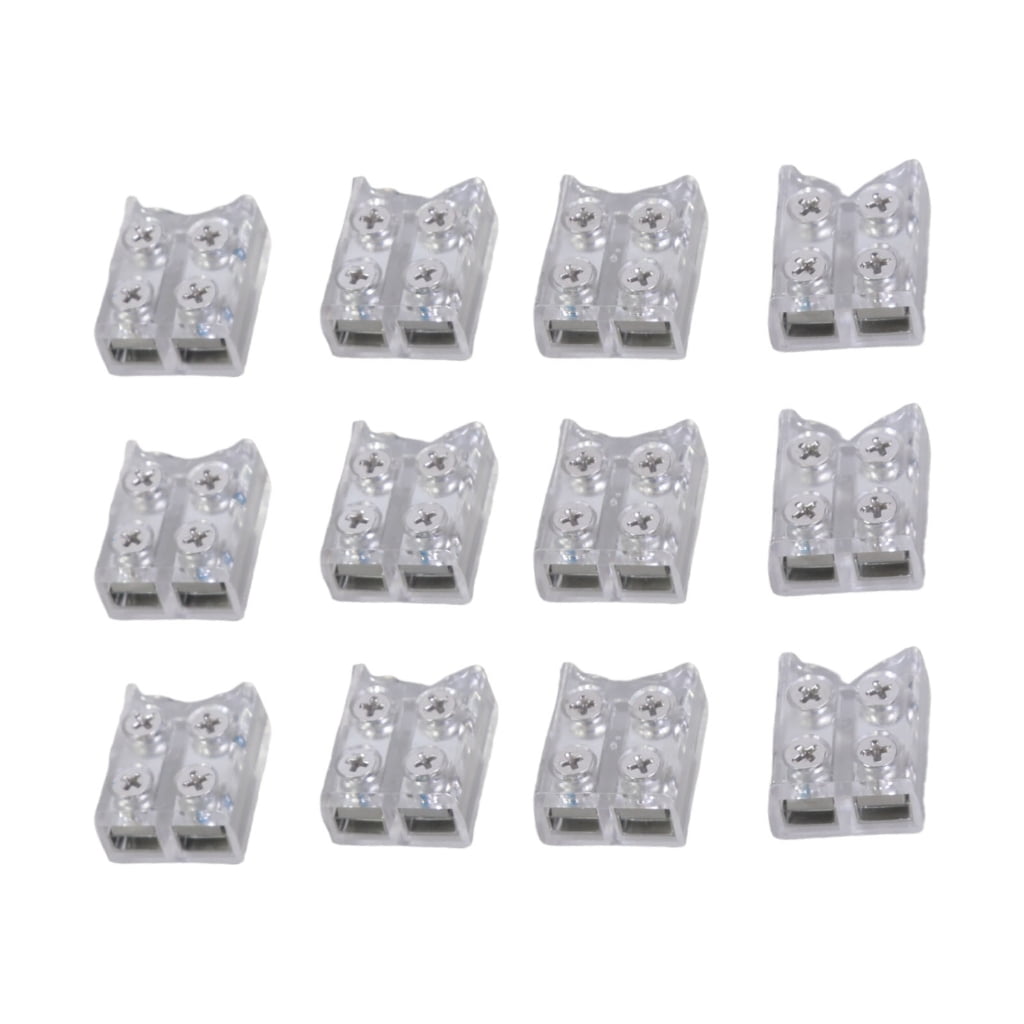 12Pcs LED Corner Connector with Screw Fixing Lamp Strips Connector ...