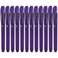 12Pcs Large Capacity Fast Dry Gel Pens-Smooth Writing, Glossy Ink ...