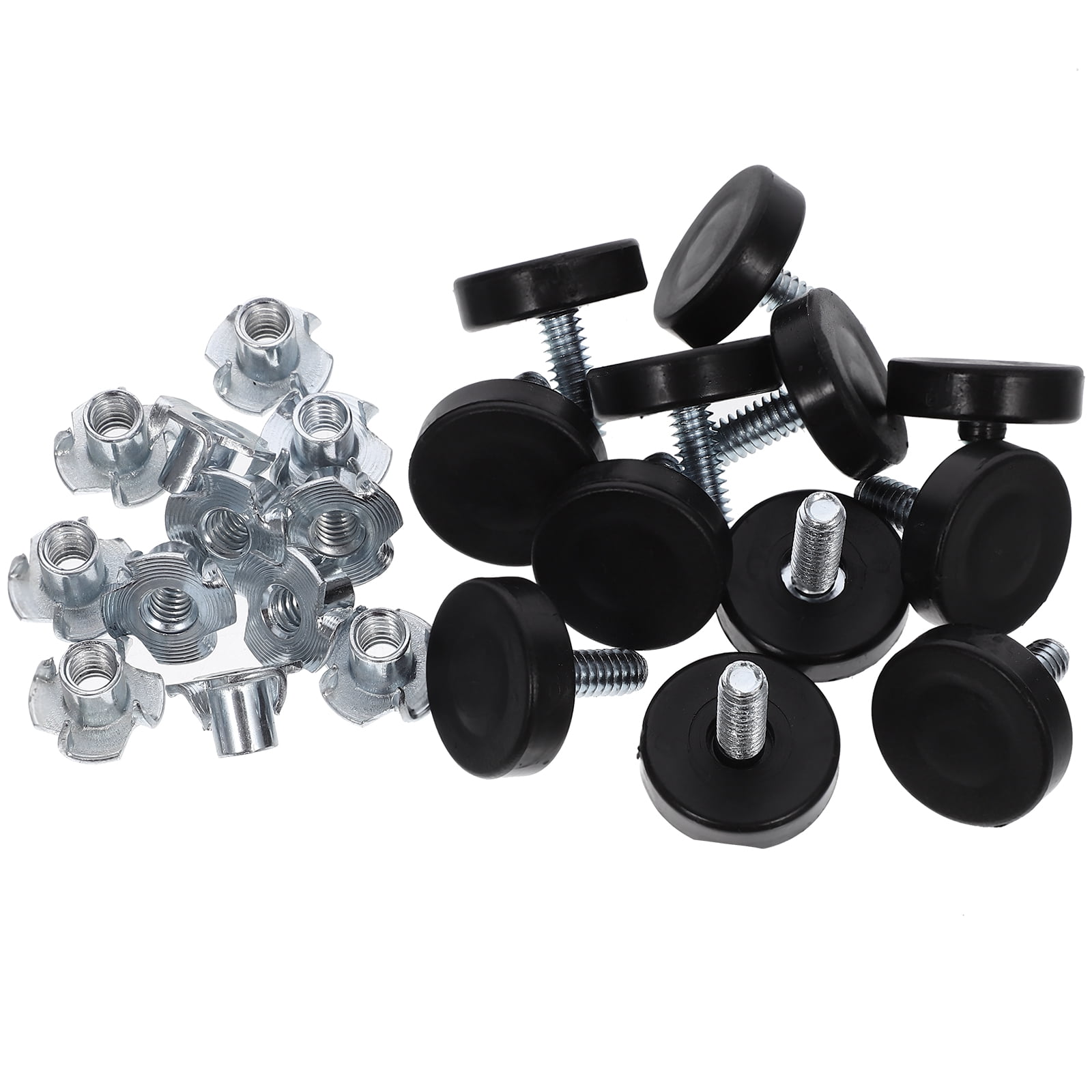 12Pcs Leveling Foot Table Leg Extender Screw On Furniture Leveler Legs ...