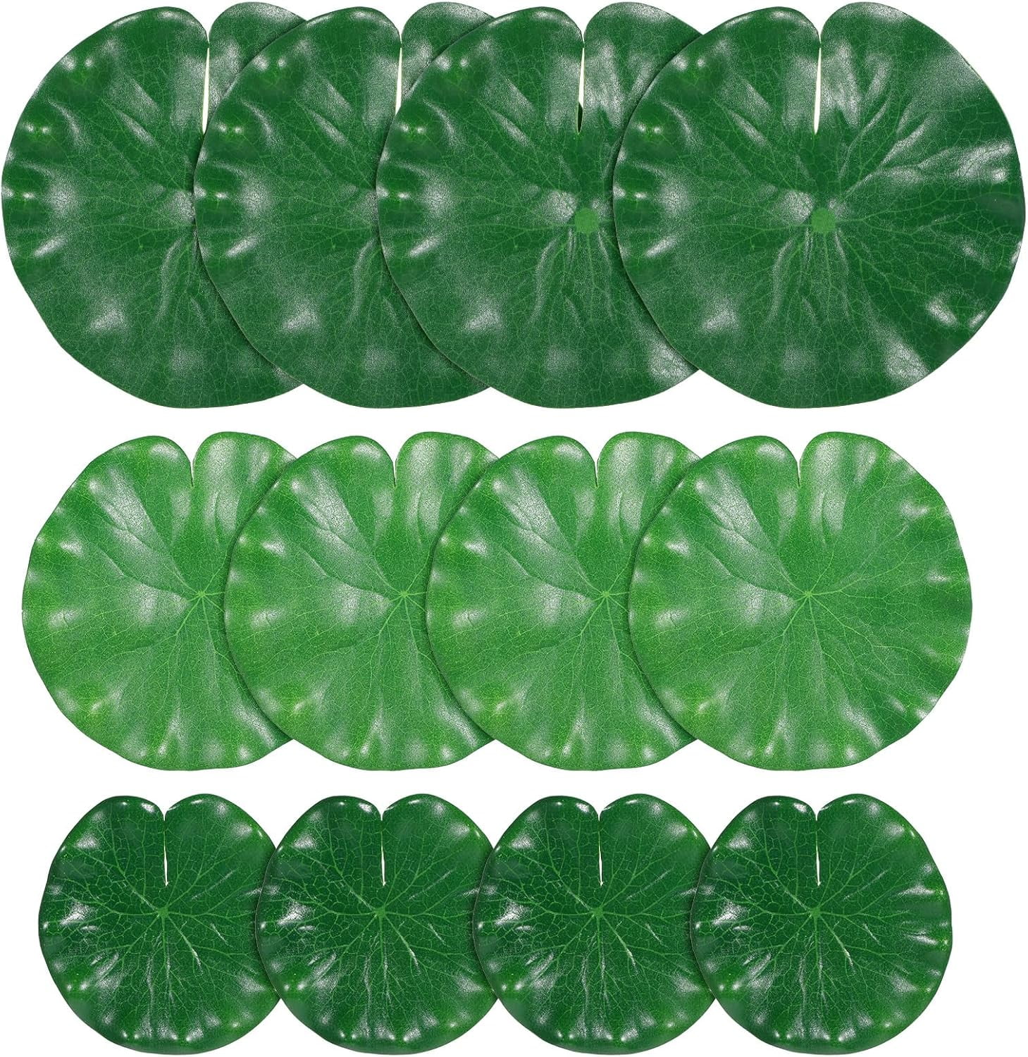 12Pcs Lily Pads for Ponds, Artificial Floating Foam Lotus Leaves ...