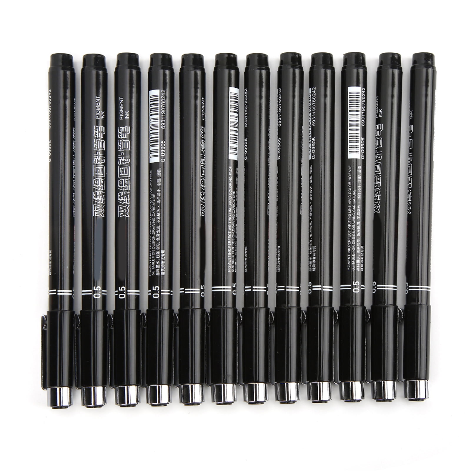 12Pcs Line Drawing Pen Write Smoothly Good Waterproof No Fade Stains ...