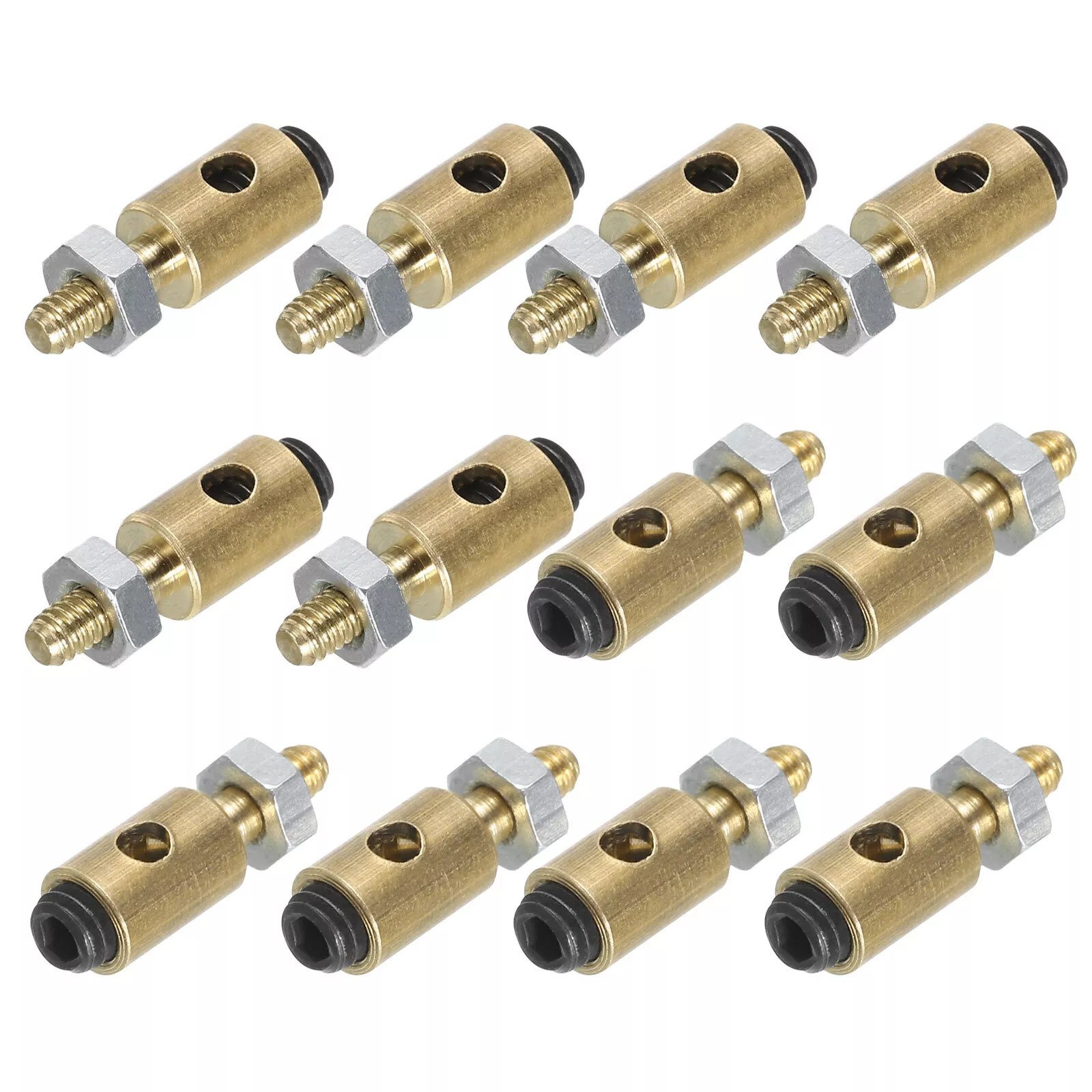 12Pcs Linkage Stoppers Connecting Servo Arm Push Rod with Nut and Screw ...