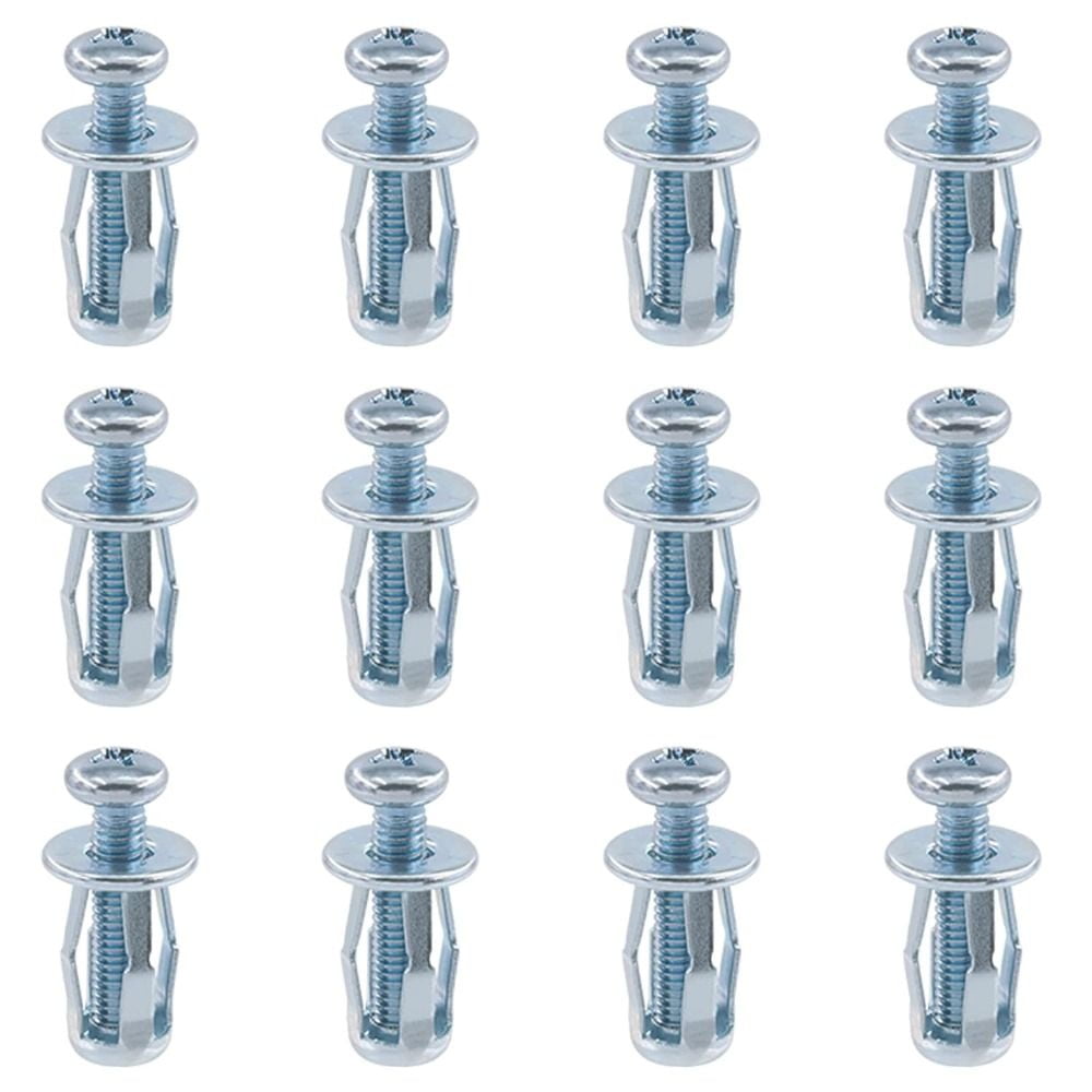 12Pcs Lock Jack Nut Bolt Nut & Bolt Assortment Sets Dowels with Screws ...