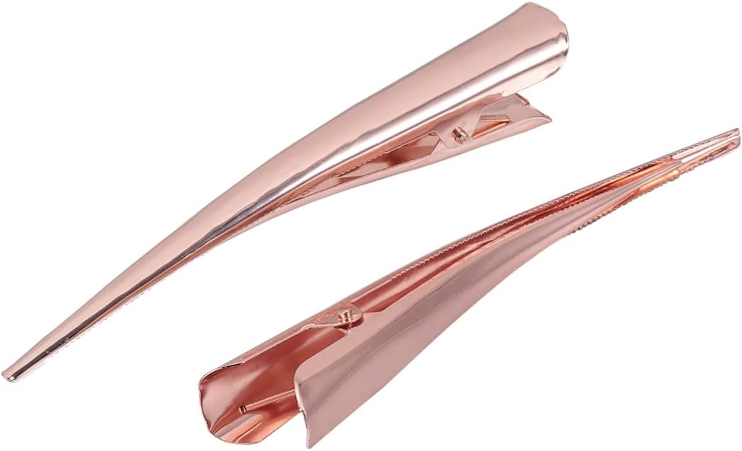 12Pcs Long Alligator Hair Clips Large Duckbill Clips Non- Slip Duckbill ...