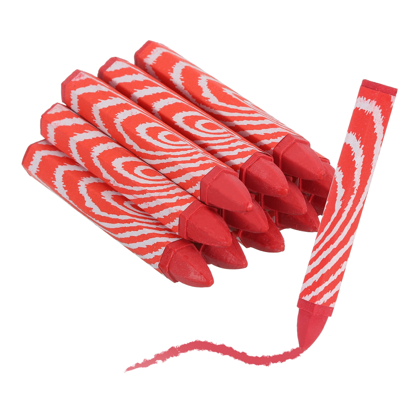 12Pcs Lumber Marking Crayons, 4.1" x 0.6" Hex Wax Tire Marker Pen ...