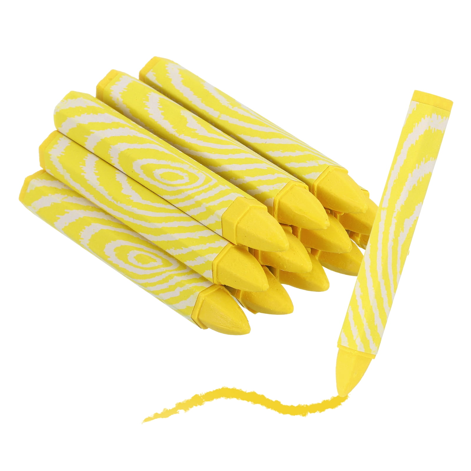 12Pcs Lumber Marking Crayons, 4.1" x 0.6" Hex Wax Tire Marker Pen ...