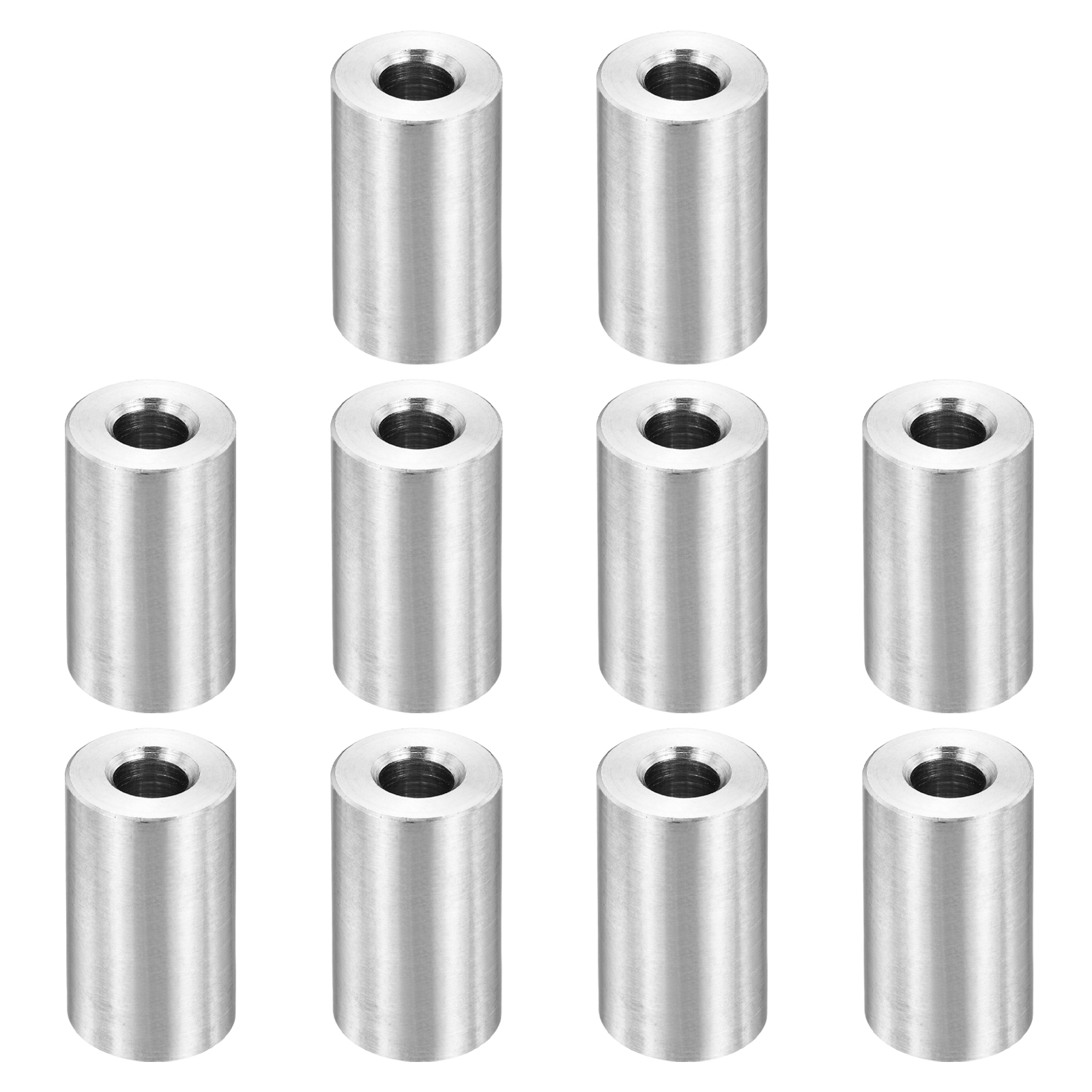 12Pcs M6 Stainless Steel Spacers Metal Spacer 6mm ID x 14mm OD x 25mm L ...
