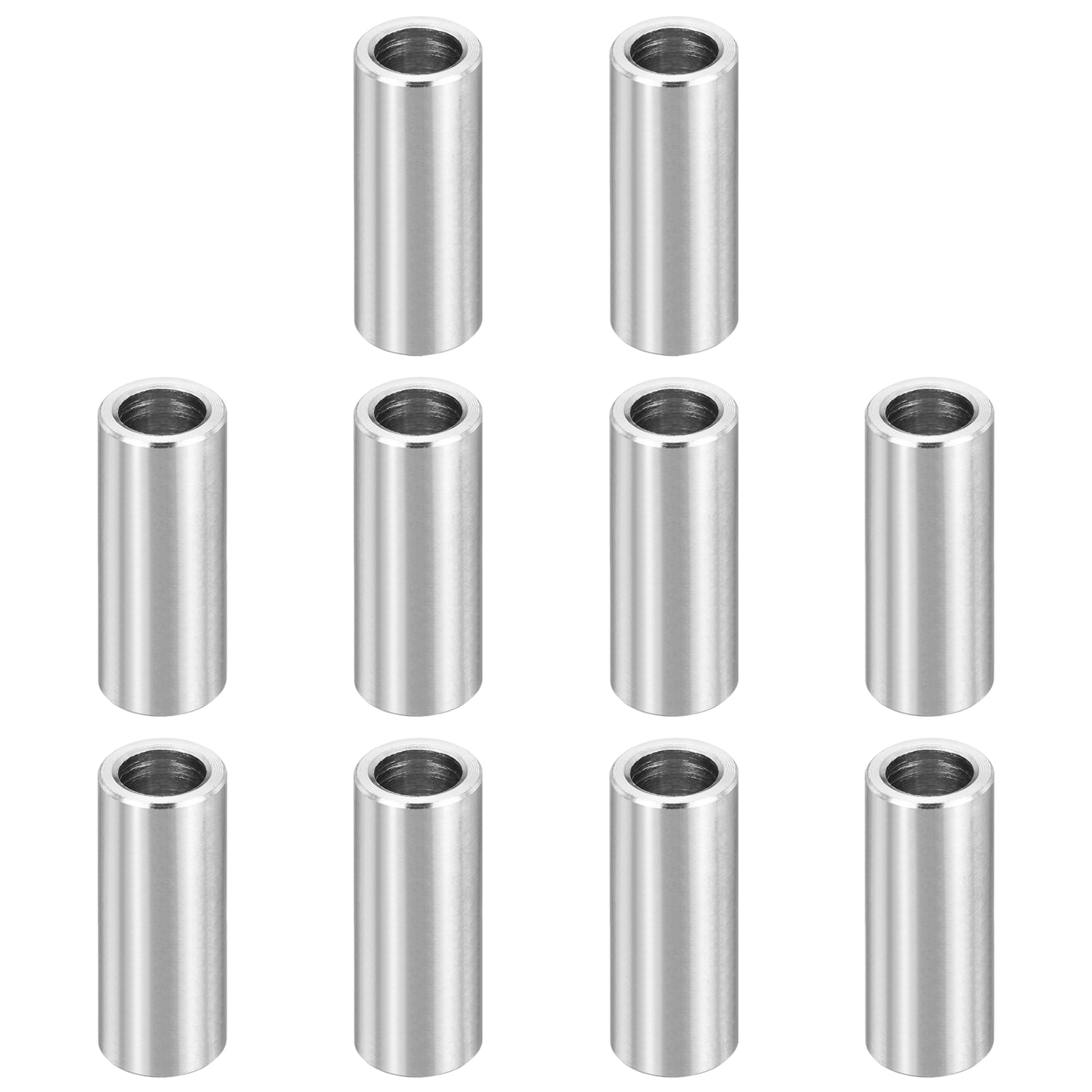12Pcs M8 Stainless Steel Spacers Metal Spacer 8mm ID x 12mm OD x 35mm L ...