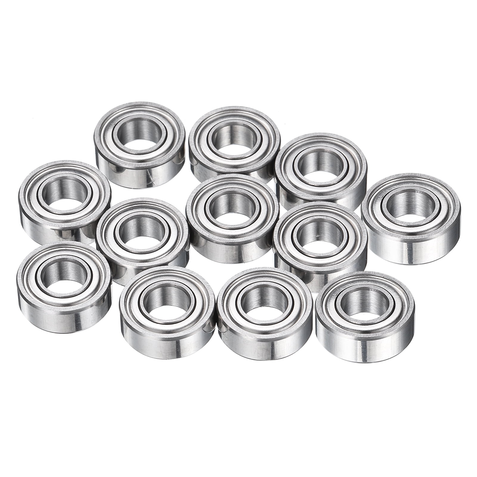 12Pcs MR115ZZ Small Bearing, 5mm ID 11mm OD 4mm Width Double Shielded ...