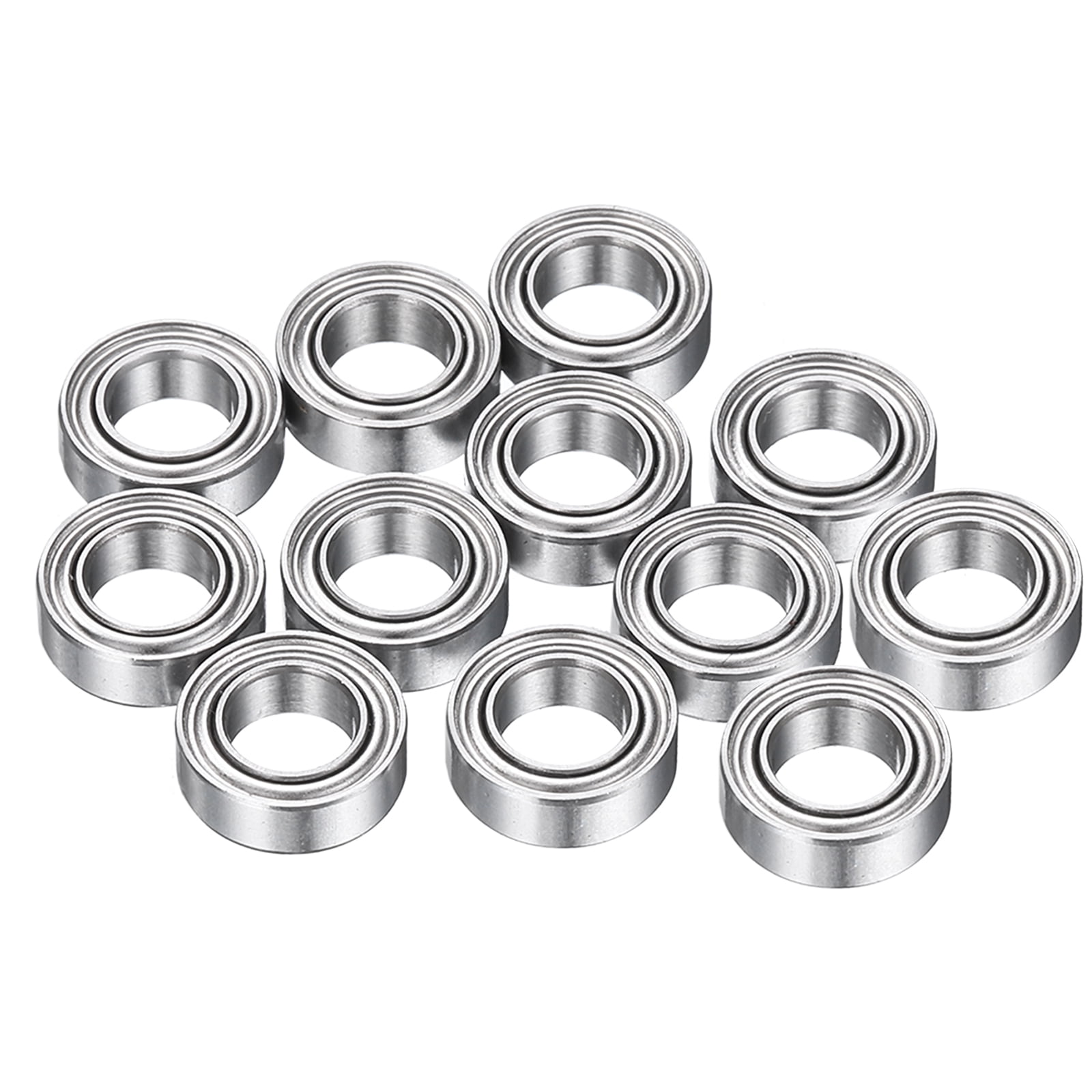 12Pcs MR95ZZ Small Bearing, 5mm ID 9mm OD 3mm Width Double Shielded ...