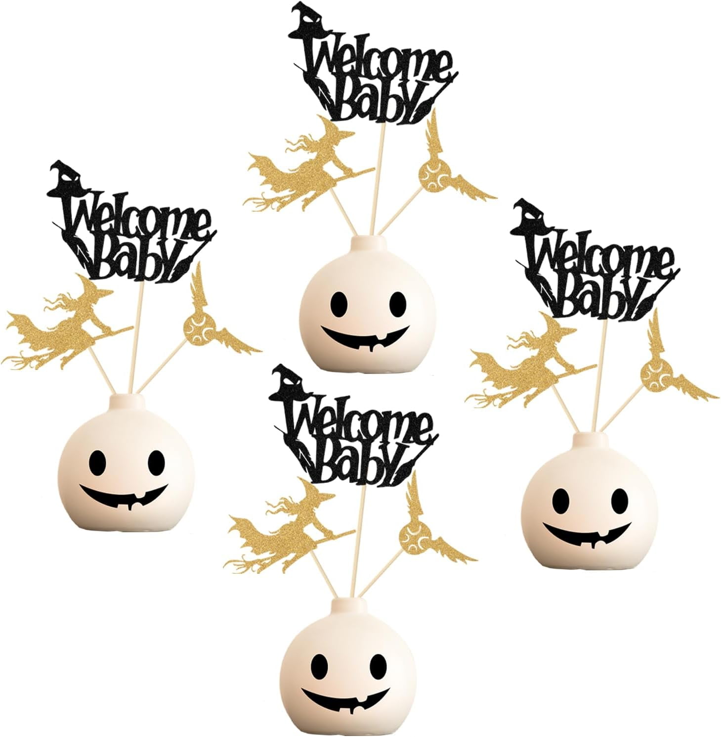 12Pcs Magical Wizard Inspired Centerpiece Sticks, Wizard Welcome Baby ...