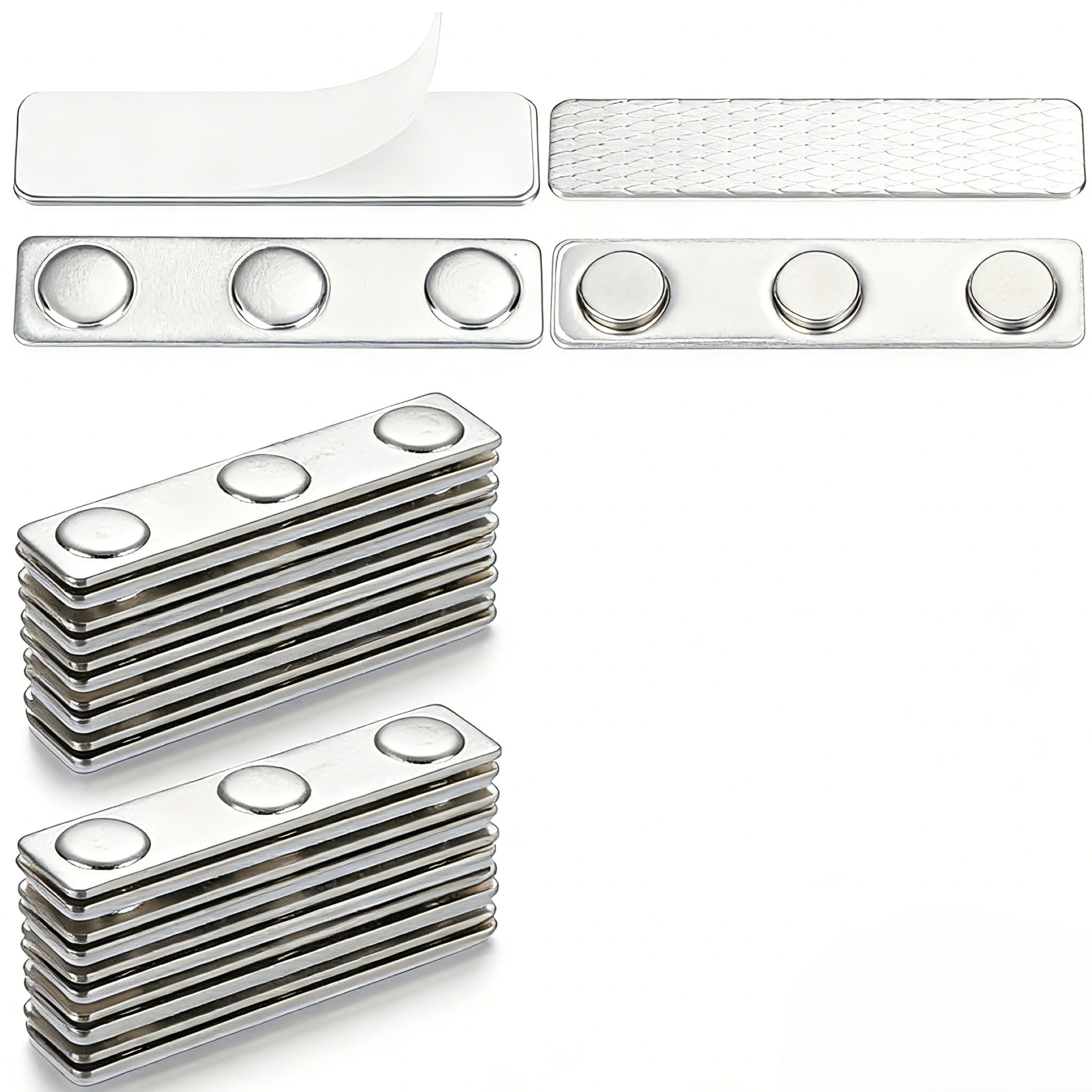 12Pcs Magnetic Blackout Curtain Magnets Closure Clips with Adhesive ...