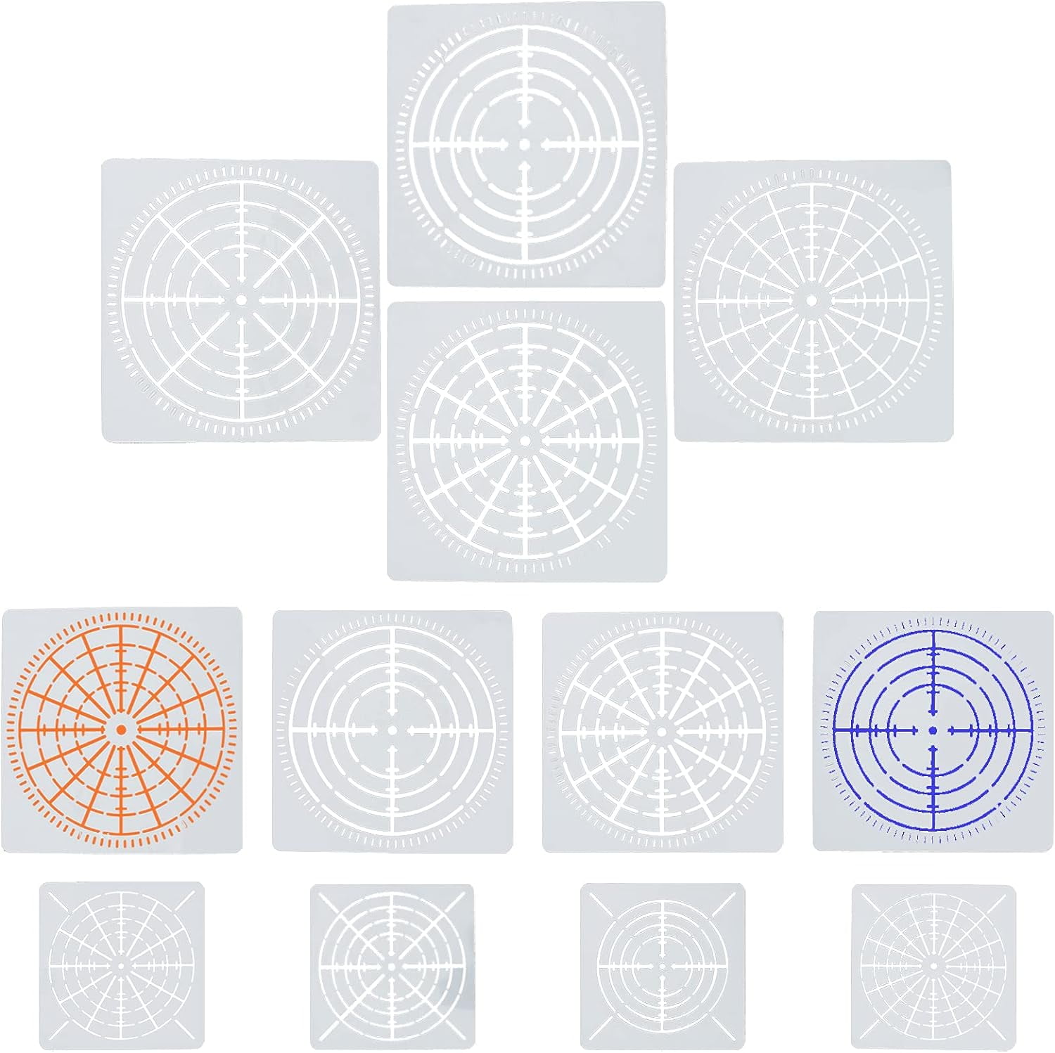 12Pcs Mandala Dotting Stencils Mandala Rock Painting Stencils Template ...