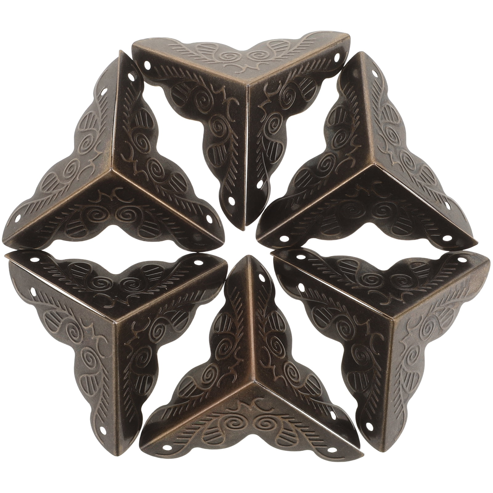 12Pcs Metal Box Corner Protector Wood Box Edge Cover Protector Guard ...