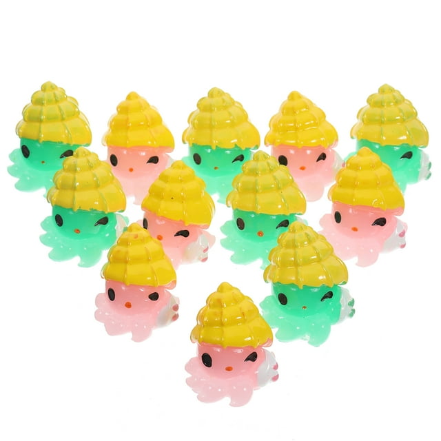 12Pcs Micro Resin Octopus Micro Landscape Octopus Resin Bonsai Octopus ...