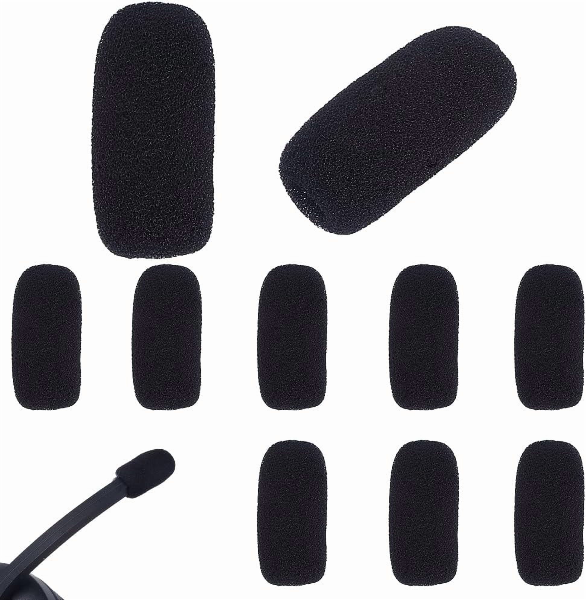 12Pcs Mini Microphone Sponge Sleeve Black 36x15mm Hole: 6mm - Walmart.com