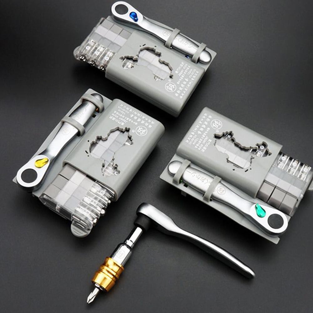 12Pcs Mini Ratchet Screwdriver Set Ratchet Wrench Set - Walmart.com