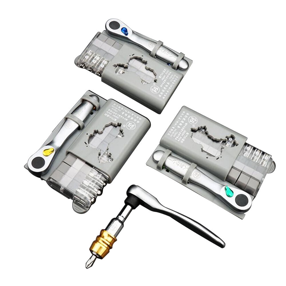 12Pcs Mini Ratchet Screwdriver Set Ratchet Wrench Set - Walmart.com