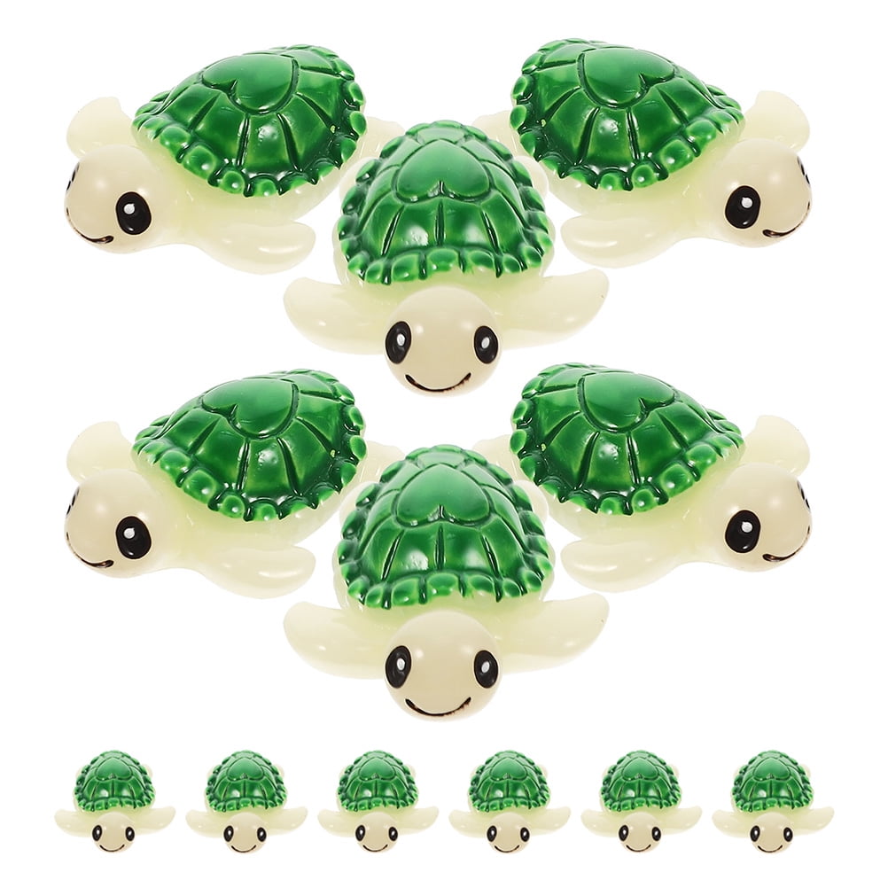 Raindrops Assorted Color Tortoise Figurines For Micro Landscape ...