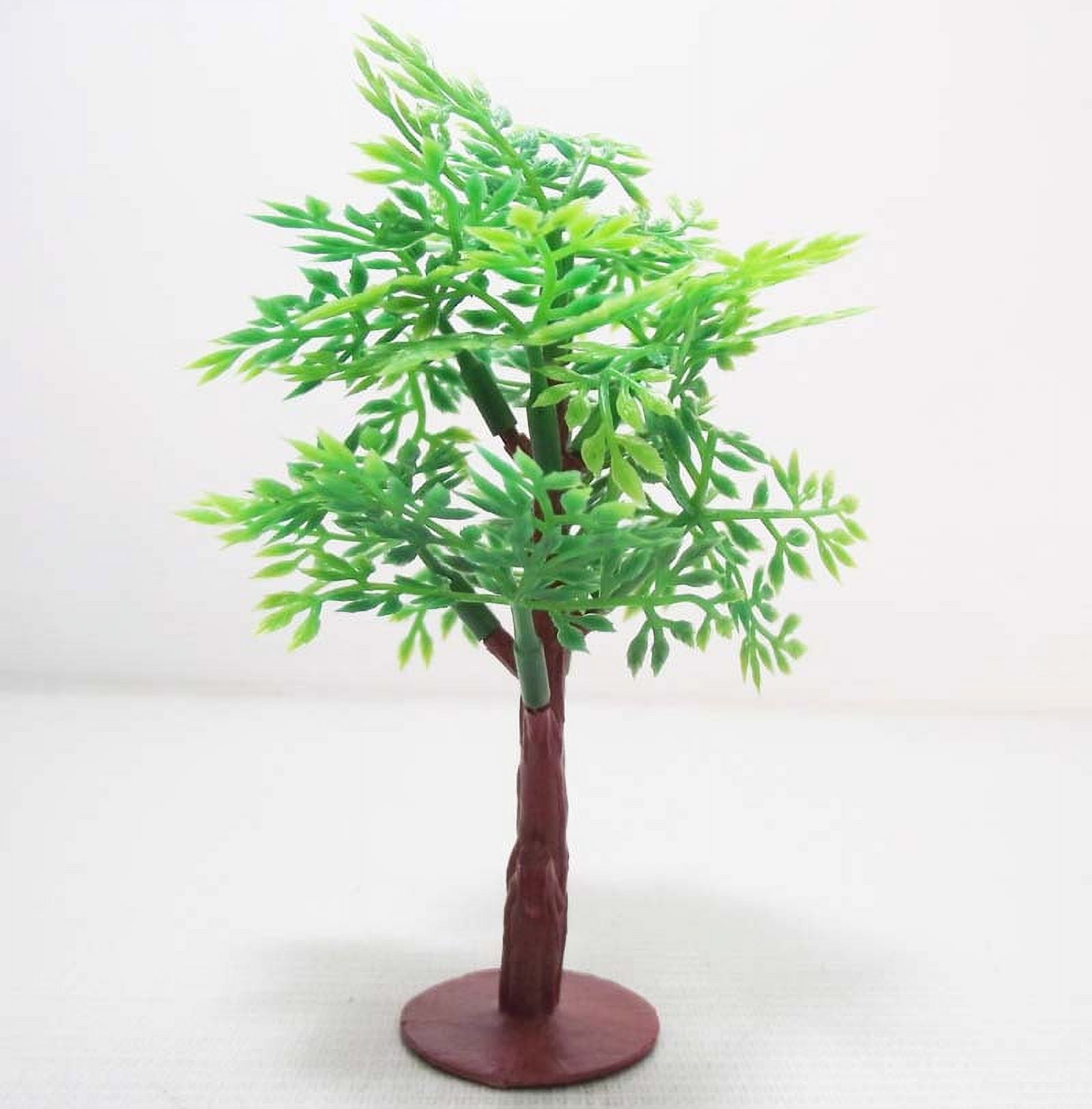12Pcs Model Trees Miniature Landscape Trees Mini Plastic Trees for Sand ...