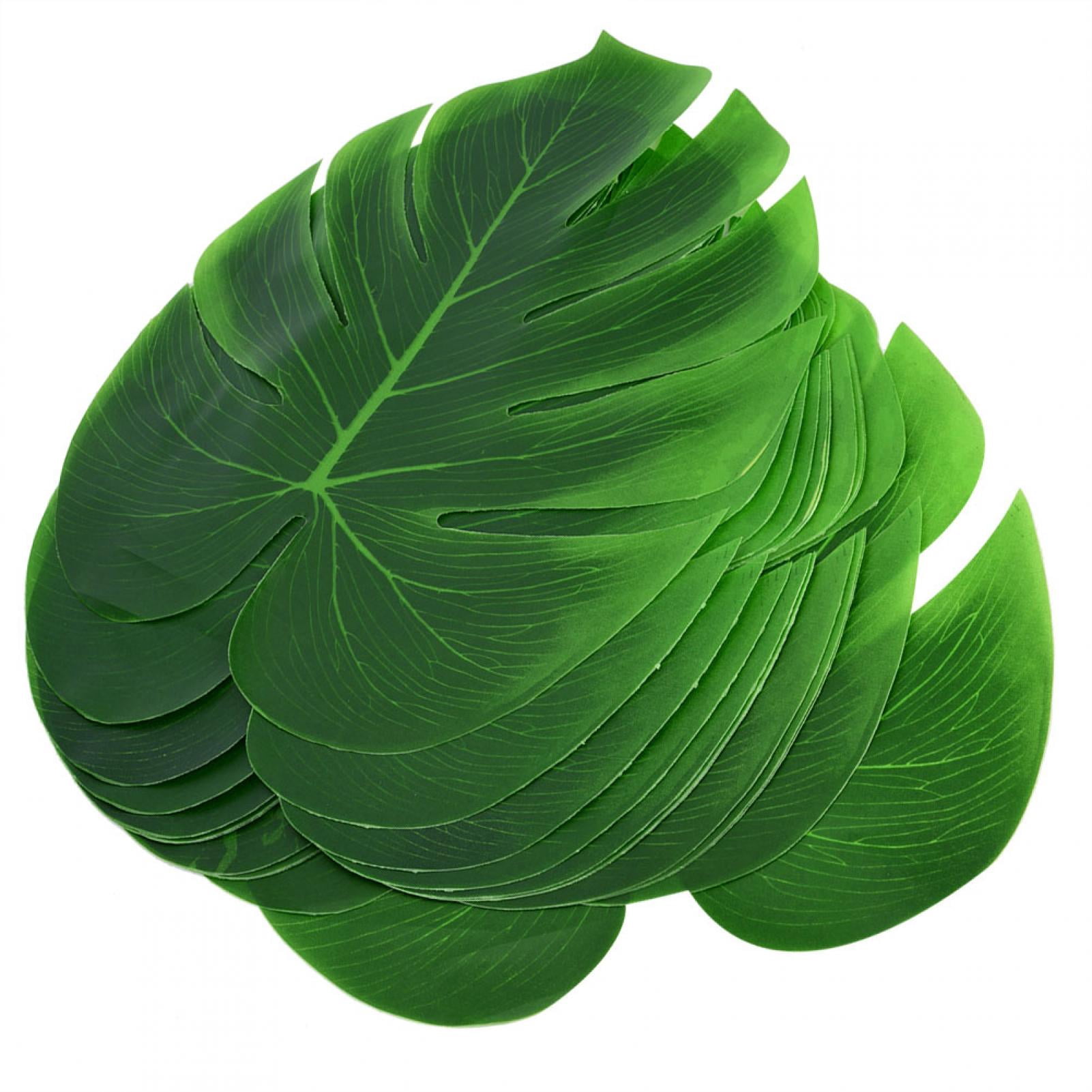 12Pcs Monstera Leaf Table Flag Cutlery Mat Coaster Family Wall ...