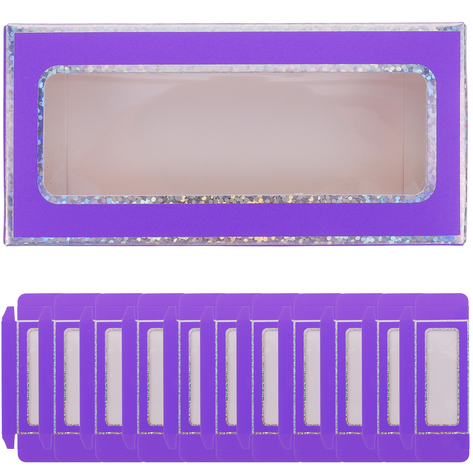 12Pcs Nails Packaging Box Empty Nail Display Packing Box Eyelash Box ...