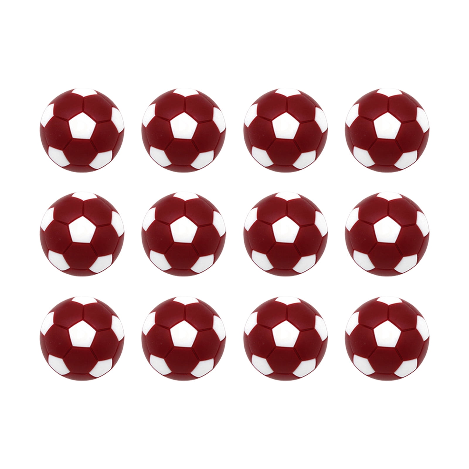 12Pcs Official Table Soccer Balls 28mm Foosballs Table Balls for Home ...