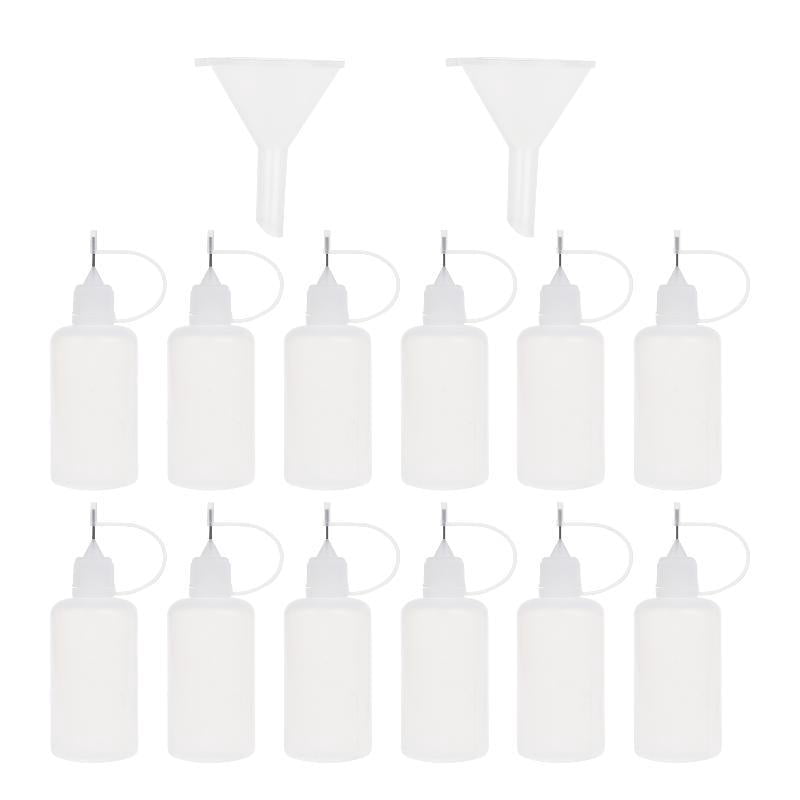 12Pcs Oil Applicator, LDPE Needle Oiler, Precision Gun Oil Bottle with ...