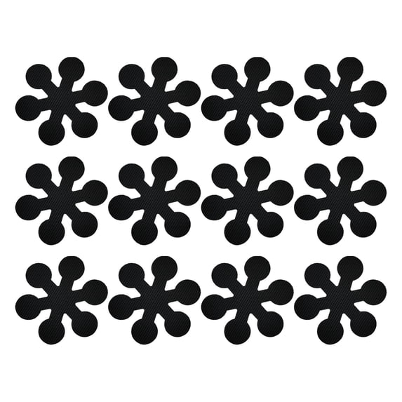12Pcs PEVA Non Slip Shower Bathtub Stickers Strong Adhesive Safety ...