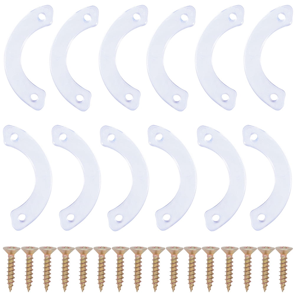 12Pcs PVC Non Slip Drawer Stops Drawer Stoppers for Furniture Semi ...