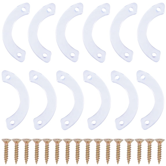 12Pcs PVC Non Slip Drawer Stops Drawer Stoppers for Furniture Semi ...