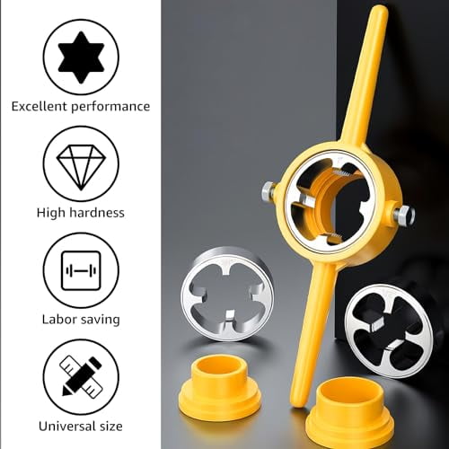 12Pcs PVC Thread Maker Tool, Pipe Threader Plumbing Tool, Pipe Threader ...