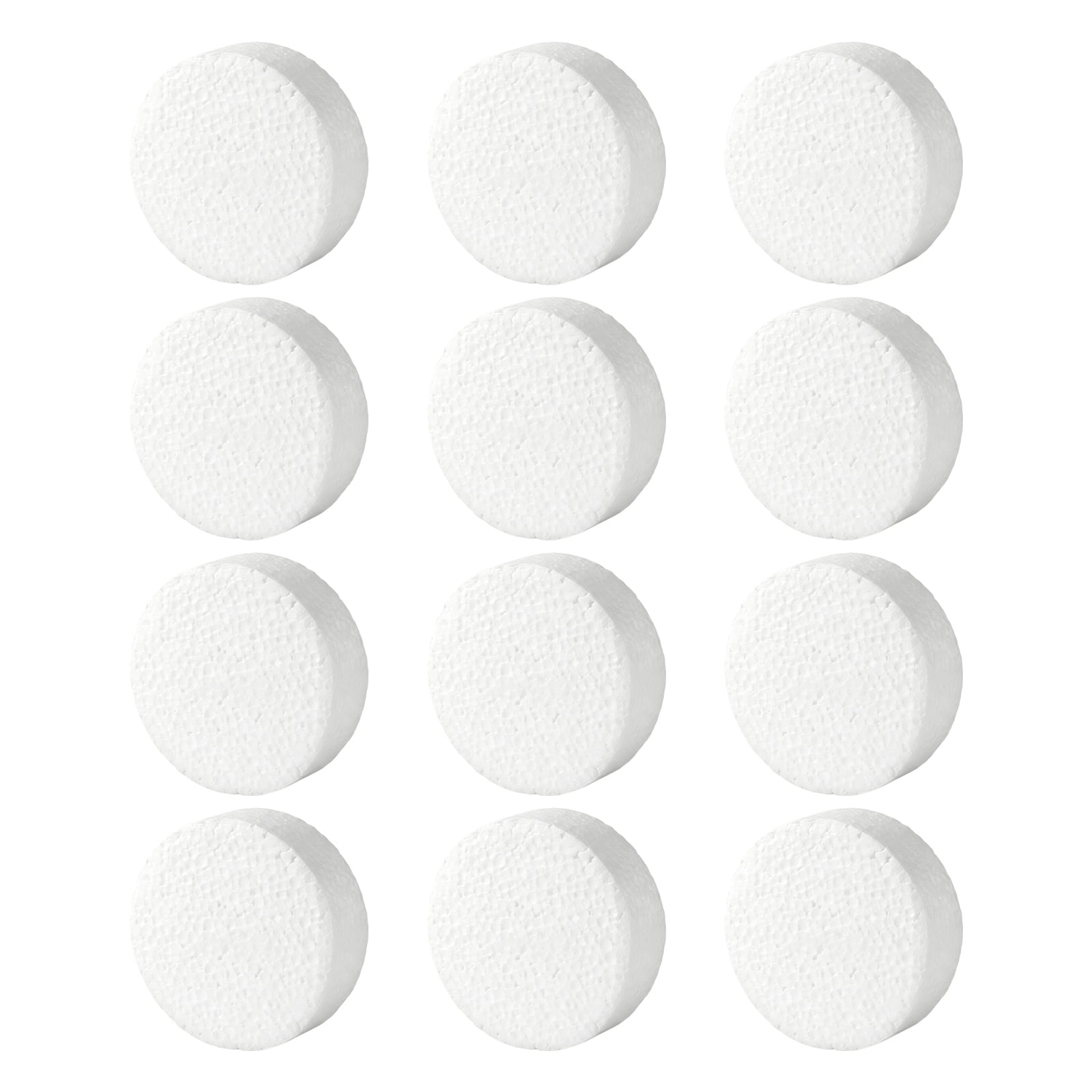 12Pcs Paintable 3Inch Foam Circles Polystyrene Foam Disks For Handmade ...