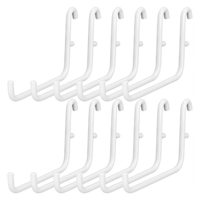 12Pcs Peg Board Hooks, Peg Board Accessories, Long Peg Board Hooks Set ...
