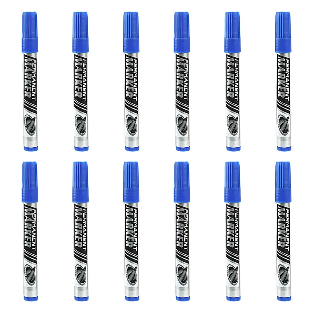 12Pcs Permanent Markers Water Resistant DVD Markers For Logistics ...