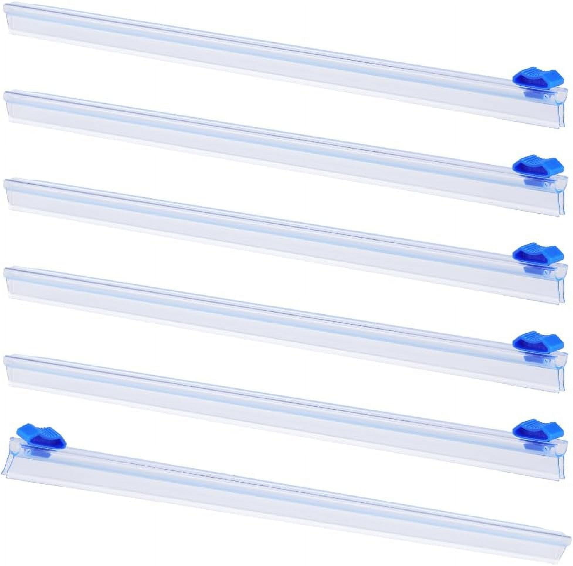 12Pcs Plastic Wrap Slide Cutter 13" Cling Film Wrap Dispenser Two Way ...