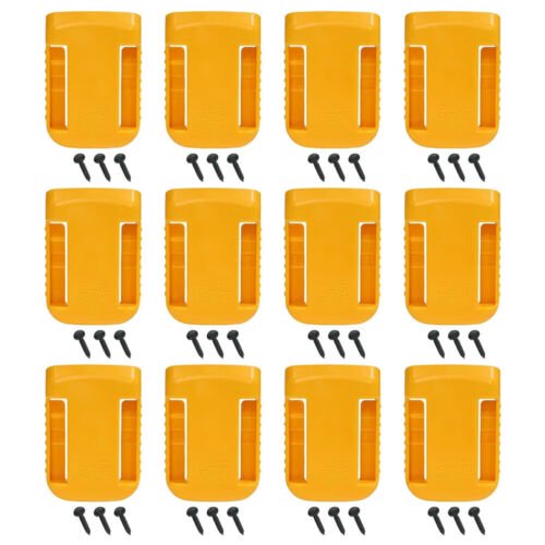 12Pcs Power Battery Mount Hanger Shelf Storage Stand Holders Set For ...