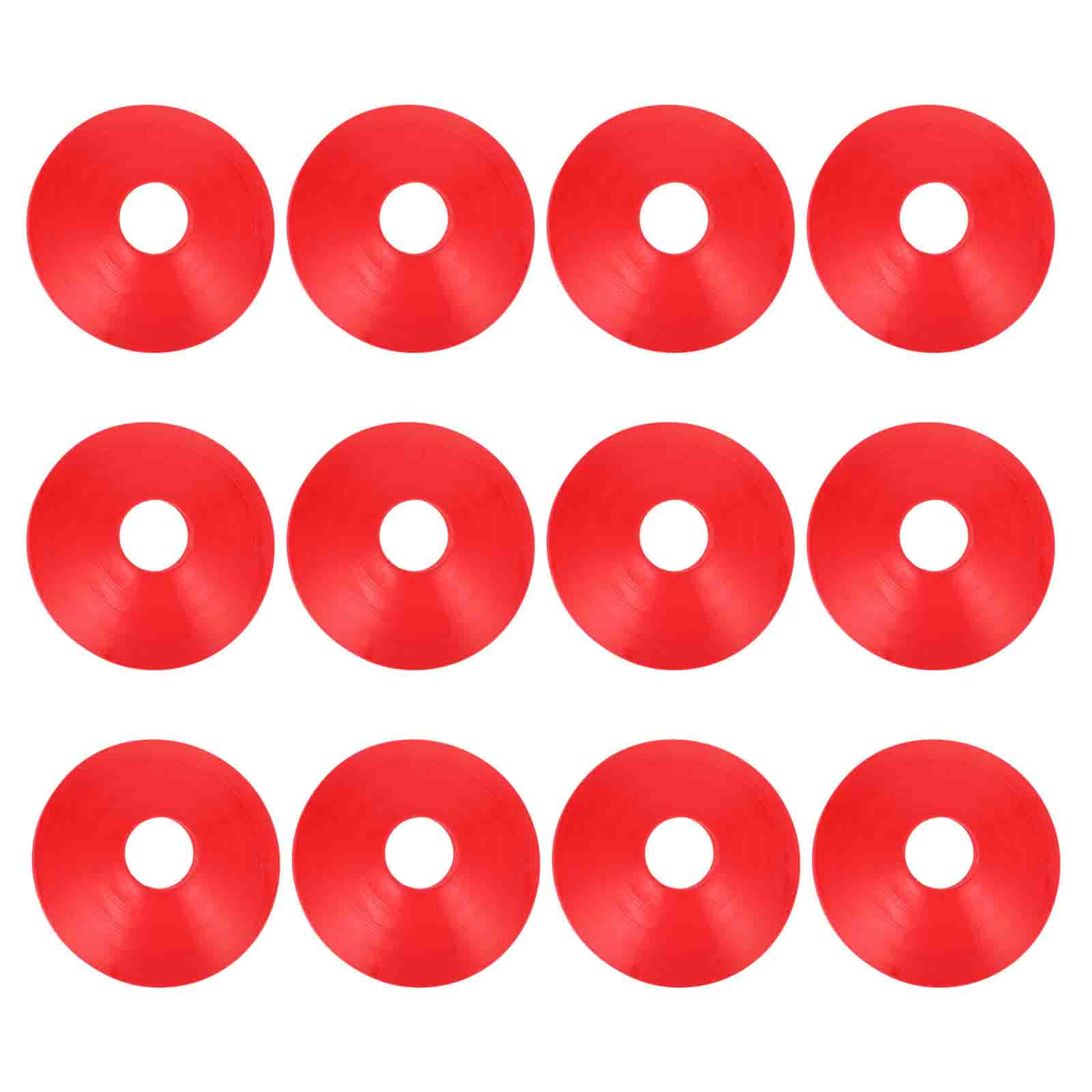 12Pcs Professional Soccer Cones Training Disc Cones Multi-function ...