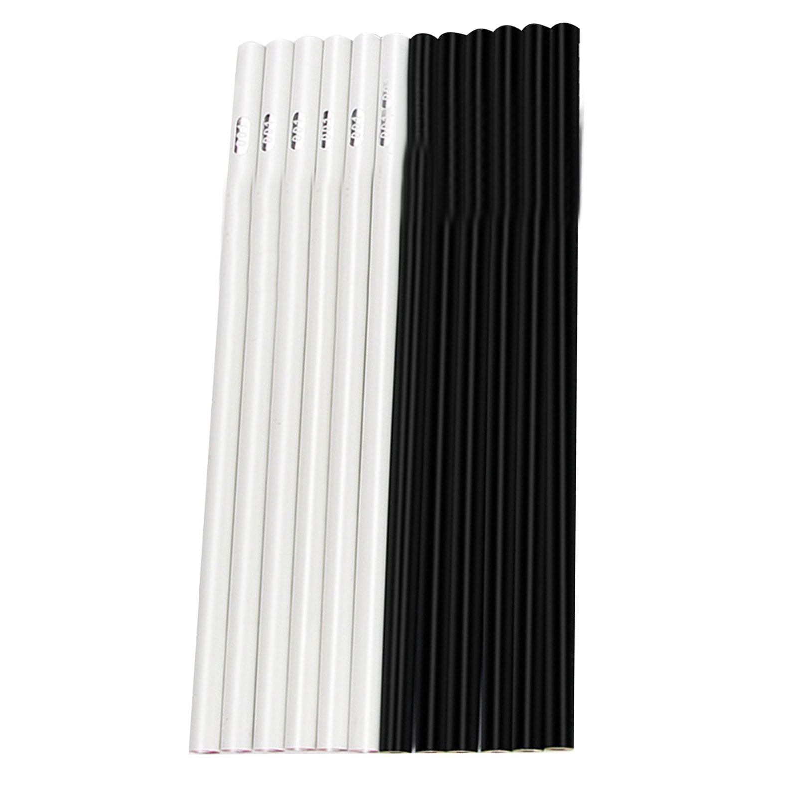12Pcs Professional White and Black Charcoal Pencils Set Sketch ...