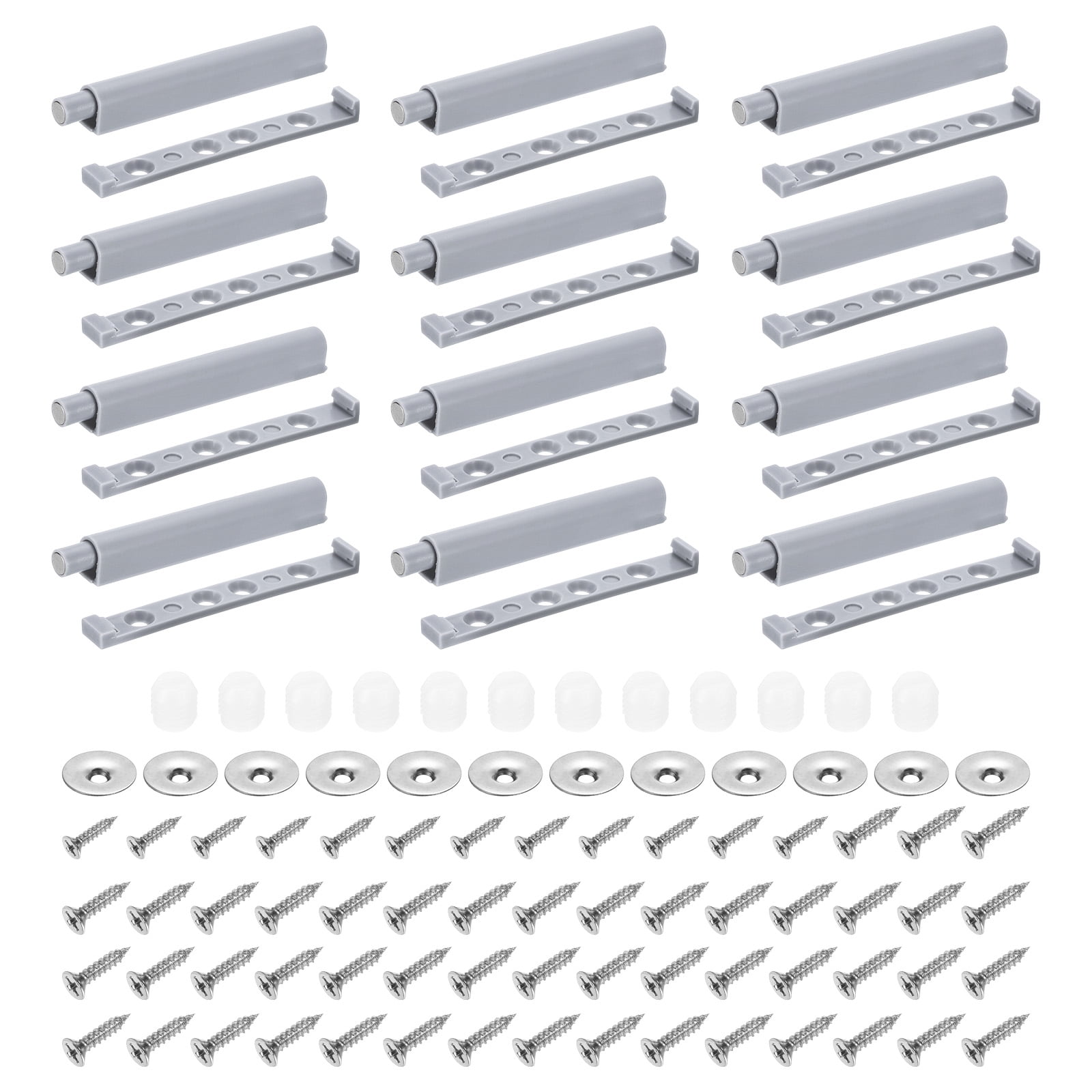 12Pcs Push to Open Door Latch, Magnetic Push Latches, for Hidden Door ...